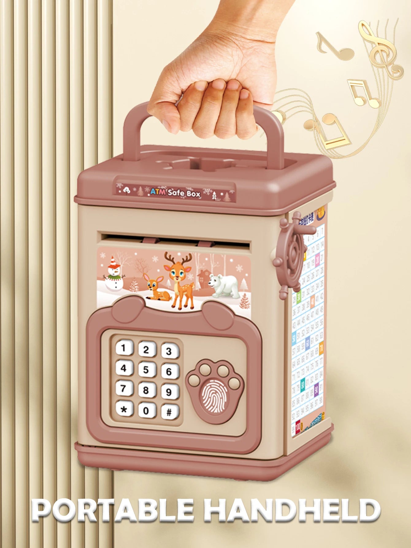 ATM Piggy Bank Toy with Fingerprint Password for Kids – Bloomy Mama
